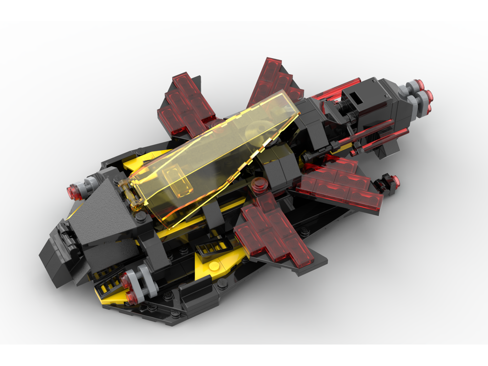 Lego Moc Space Blacktron Chaser By Pturecki Rebrickable Build With