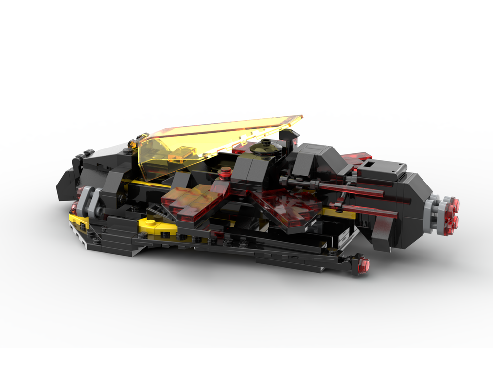 Lego Moc Space Blacktron Chaser By Pturecki Rebrickable Build With