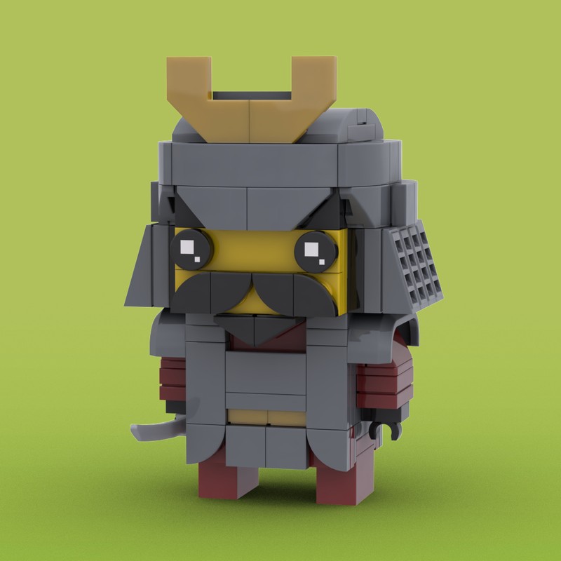 LEGO MOC Samurai Warrior by SkyCaptain | Rebrickable - Build with LEGO
