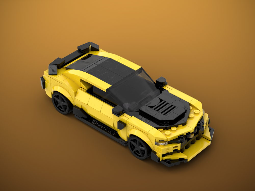 Lego Moc Bumblebee Chevrolet Camaro By Taters Rebrickable Build