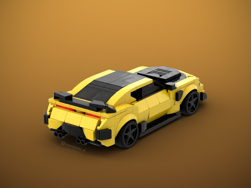 Lego Moc Bumblebee Chevrolet Camaro By Taters Rebrickable Build