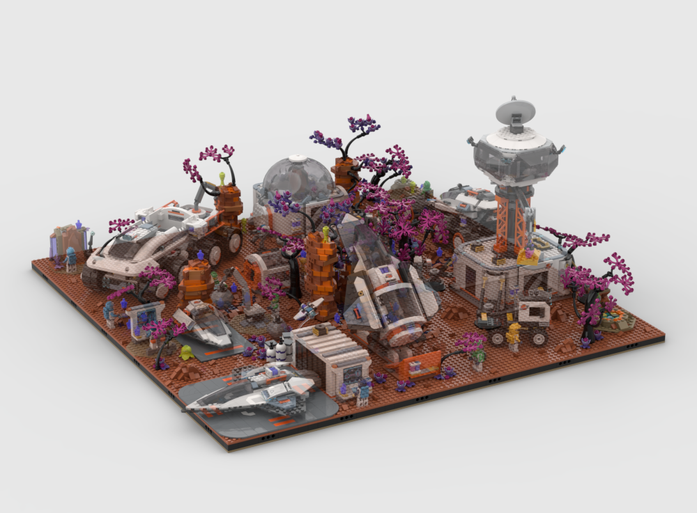 LEGO MOC Space Explorer Diorama - Display for 2024 space series by ...