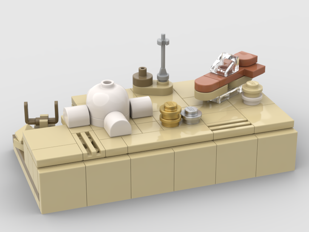 LEGO MOC Luke’s Home and Speeder by Falconeagle117 | Rebrickable ...