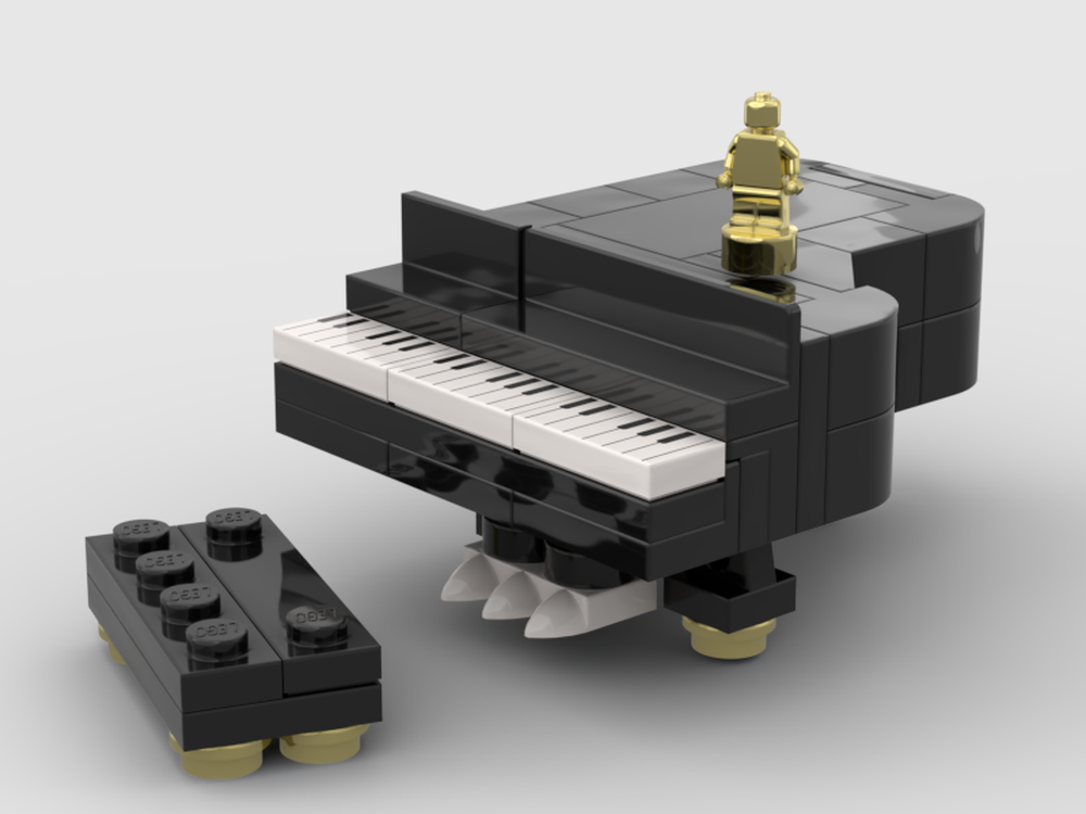 LEGO MOC “Baby” Grand Piano by Falconeagle117 | Rebrickable - Build ...