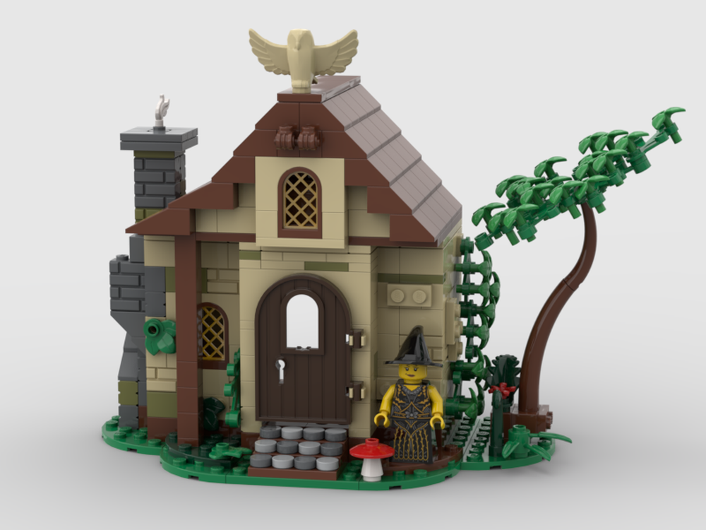 LEGO MOC Witch Hut by stebnator | Rebrickable - Build with LEGO