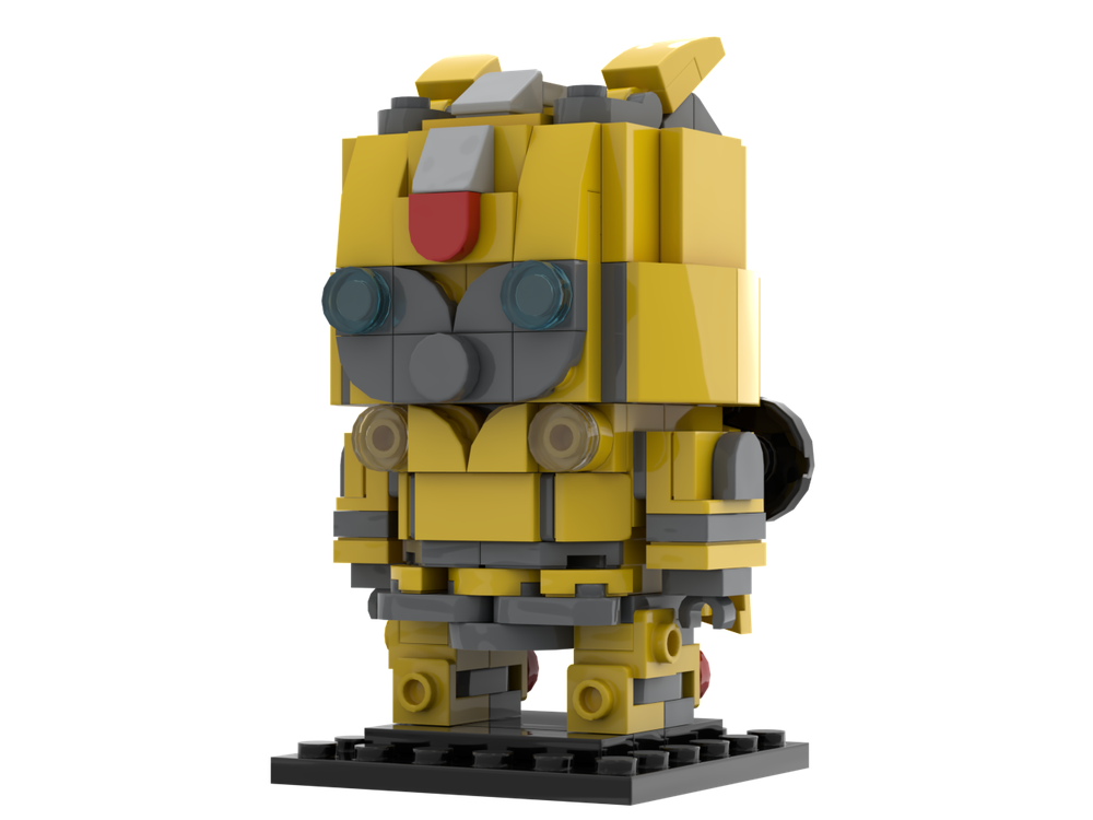 LEGO MOC Bumblebee Brickheadz by Ant0noo | Rebrickable - Build with LEGO