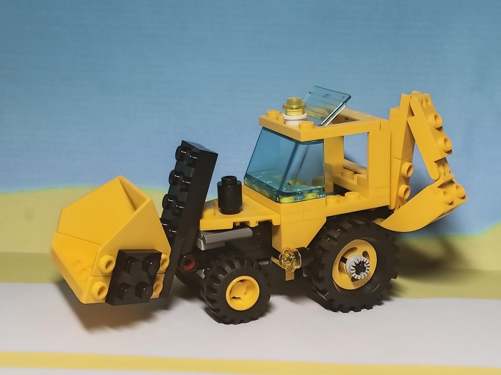 LEGO MOC 6581 backhoe loader by Ziqing | Rebrickable - Build with LEGO