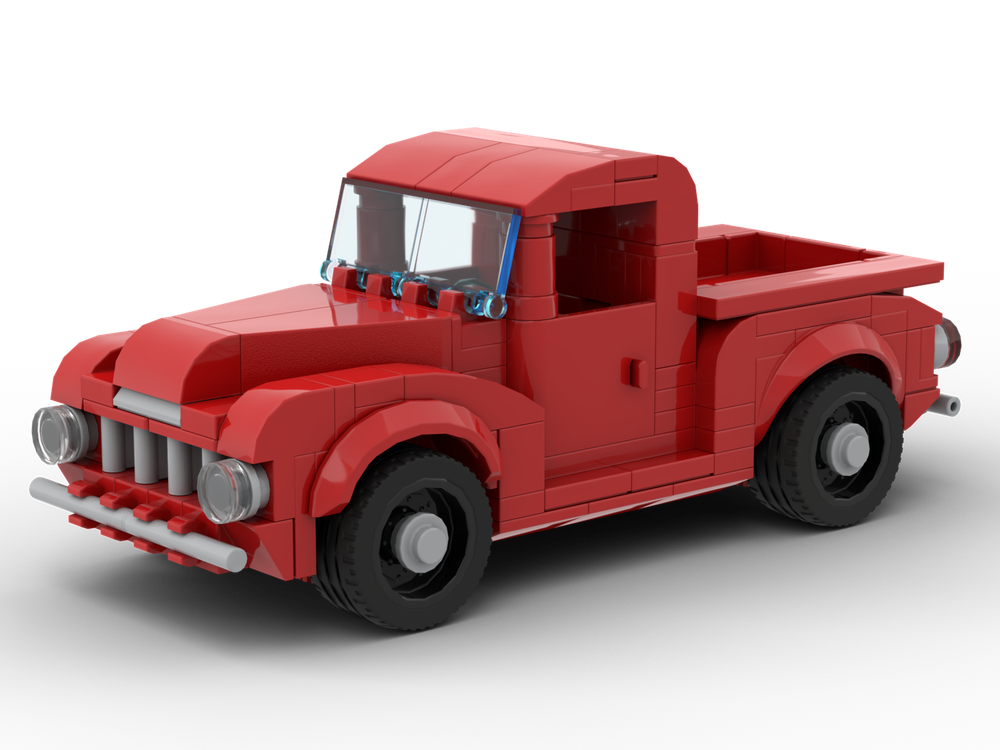 LEGO MOC 1950s Pickup Truck by Dongeraldo | Rebrickable - Build with LEGO