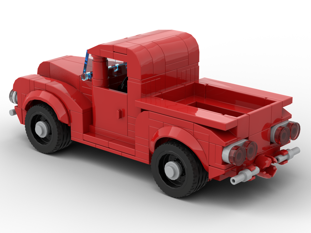 LEGO MOC 1950s Pickup Truck by Dongeraldo | Rebrickable - Build with LEGO
