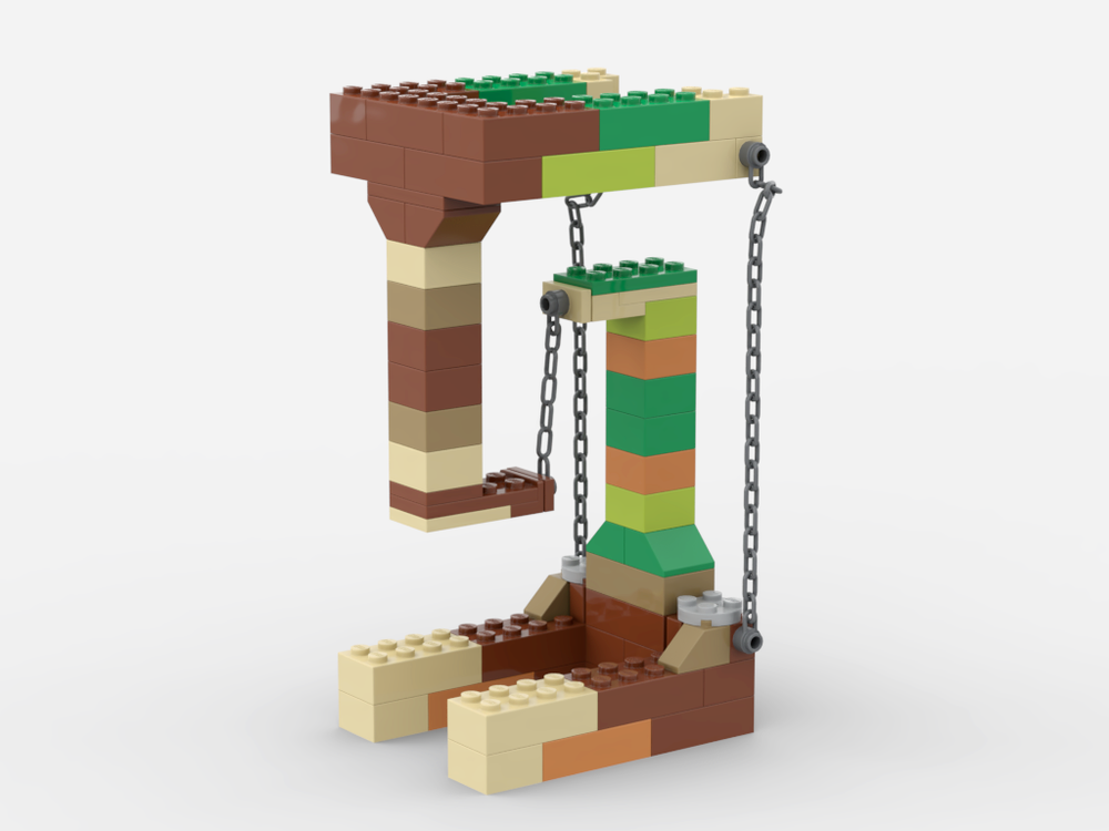 LEGO MOC Tensegrity Sculpture - Brown by Agilinzzz | Rebrickable ...