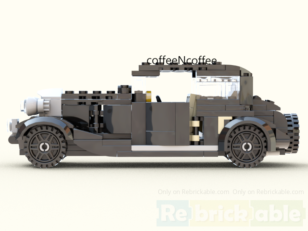 LEGO MOC Bentley 8 Litre Coupe by coffeeNcoffee | Rebrickable - Build ...