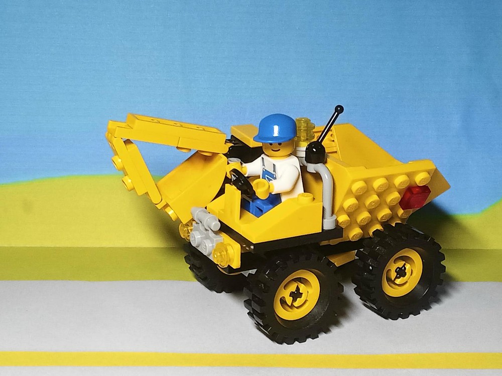 LEGO MOC 6581 dump truck with digger by Ziqing | Rebrickable - Build ...
