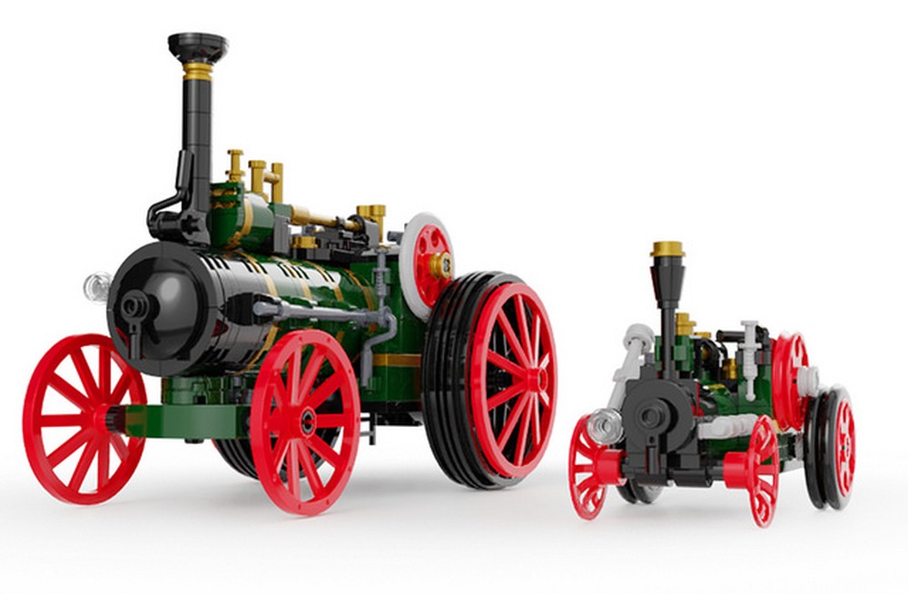 LEGO MOC Little Workhorse - Traction Engine by Bricked1980 ...