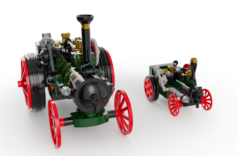 LEGO MOC Little Workhorse - Traction Engine by Bricked1980 ...
