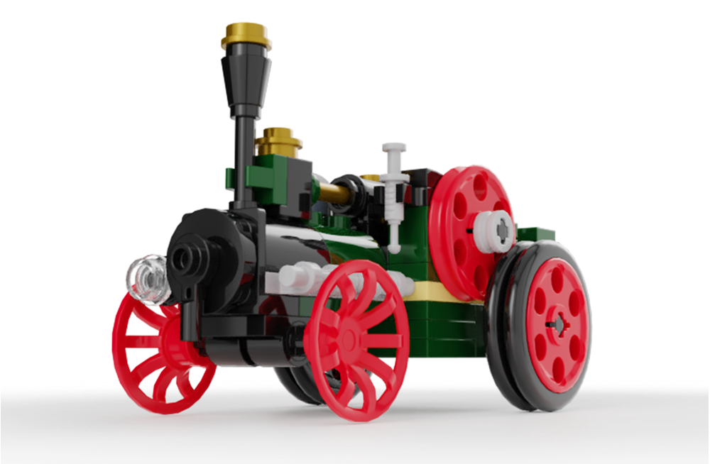 LEGO MOC Little Workhorse - Traction Engine by Bricked1980 ...