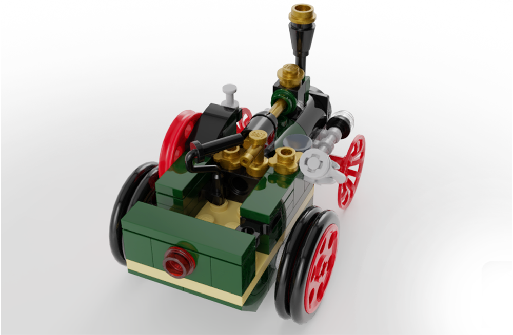LEGO MOC Little Workhorse - Traction Engine by Bricked1980 ...