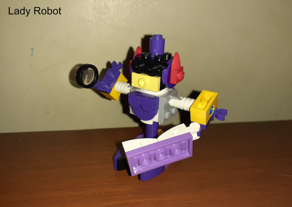 LEGO MOC Lady Robot - 31125-1 alt by ChzHd | Rebrickable - Build with LEGO