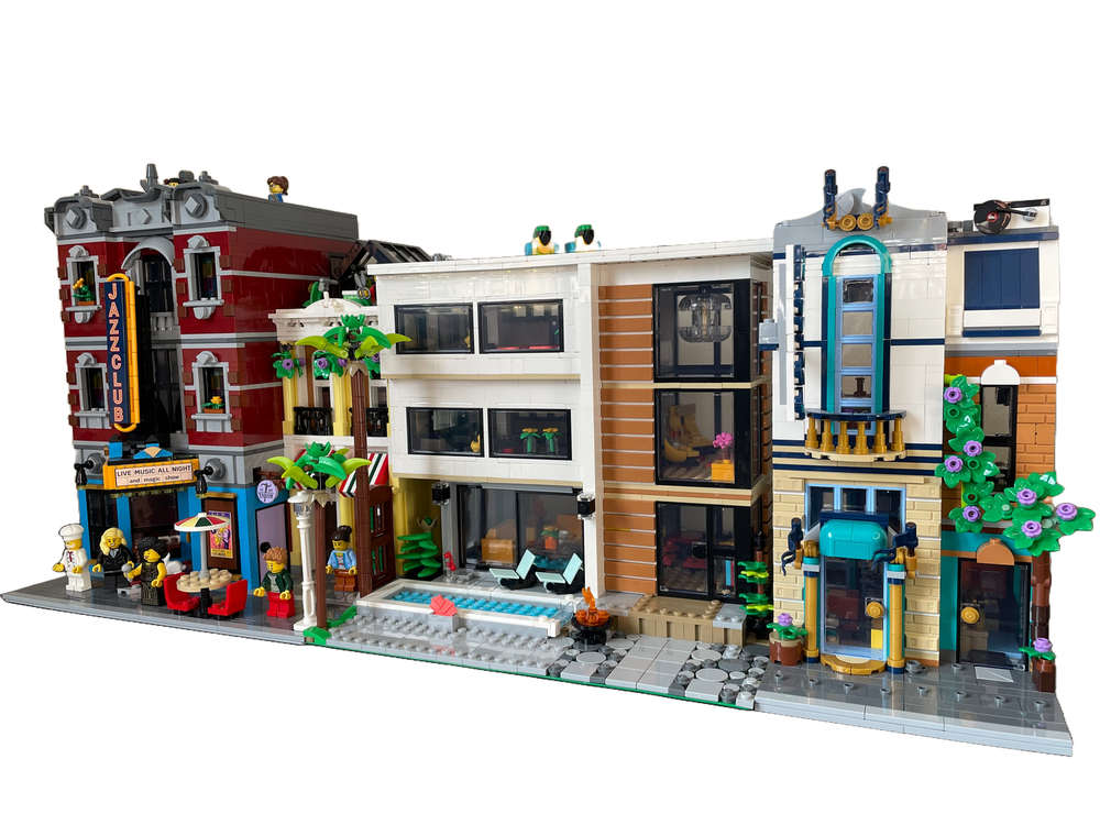 Lego Moc Modern House Modular Alternate Build Of 2x31153 By Re Bricked