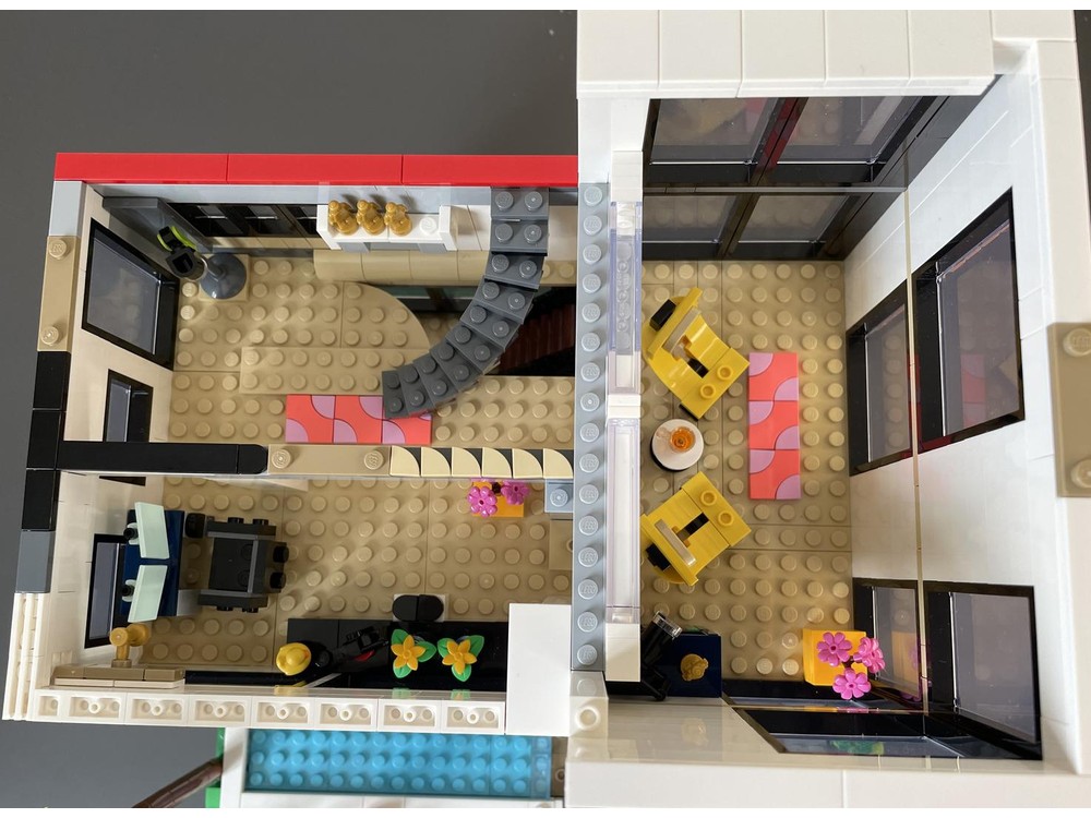 Lego Moc Modern House Modular Alternate Build Of 2x31153 By Re Bricked