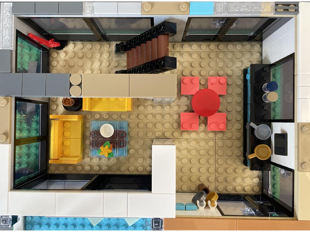 Lego Moc Modern House Modular Alternate Build Of 2x31153 By Re Bricked