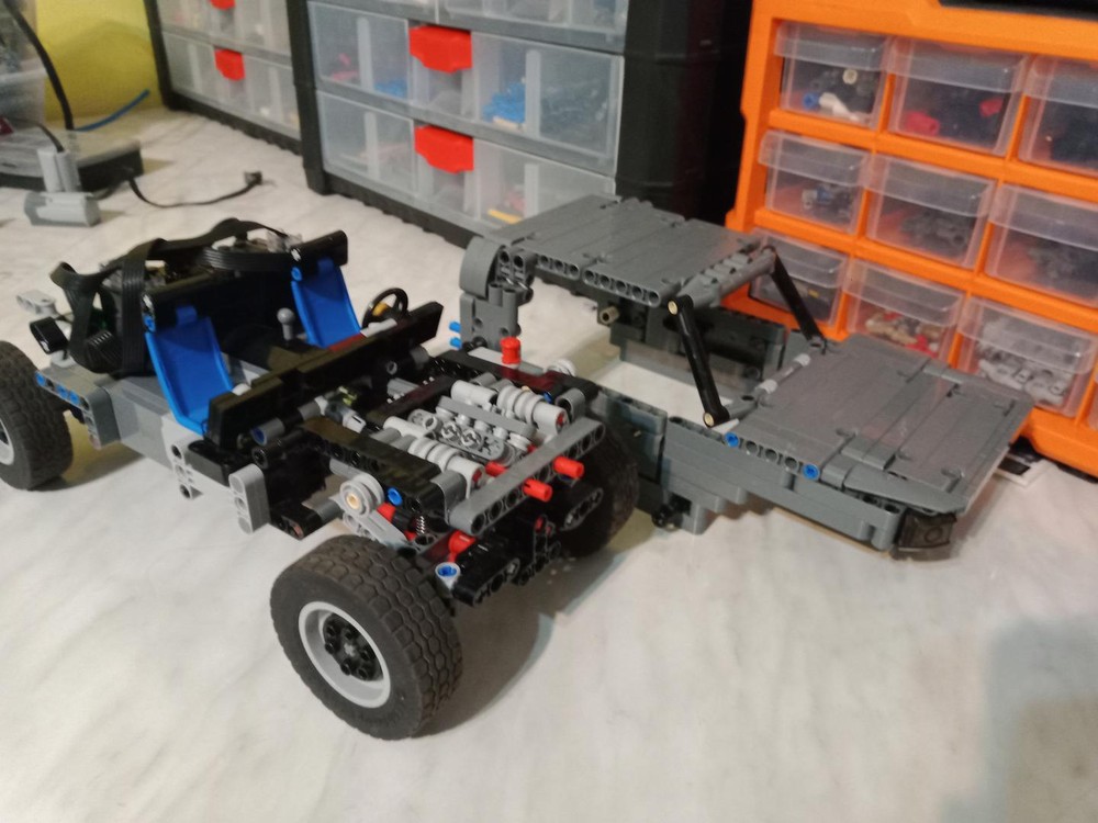 Lego Moc Modular Tow Truck Chassis And Front Bodywork By Nvlegotechnic