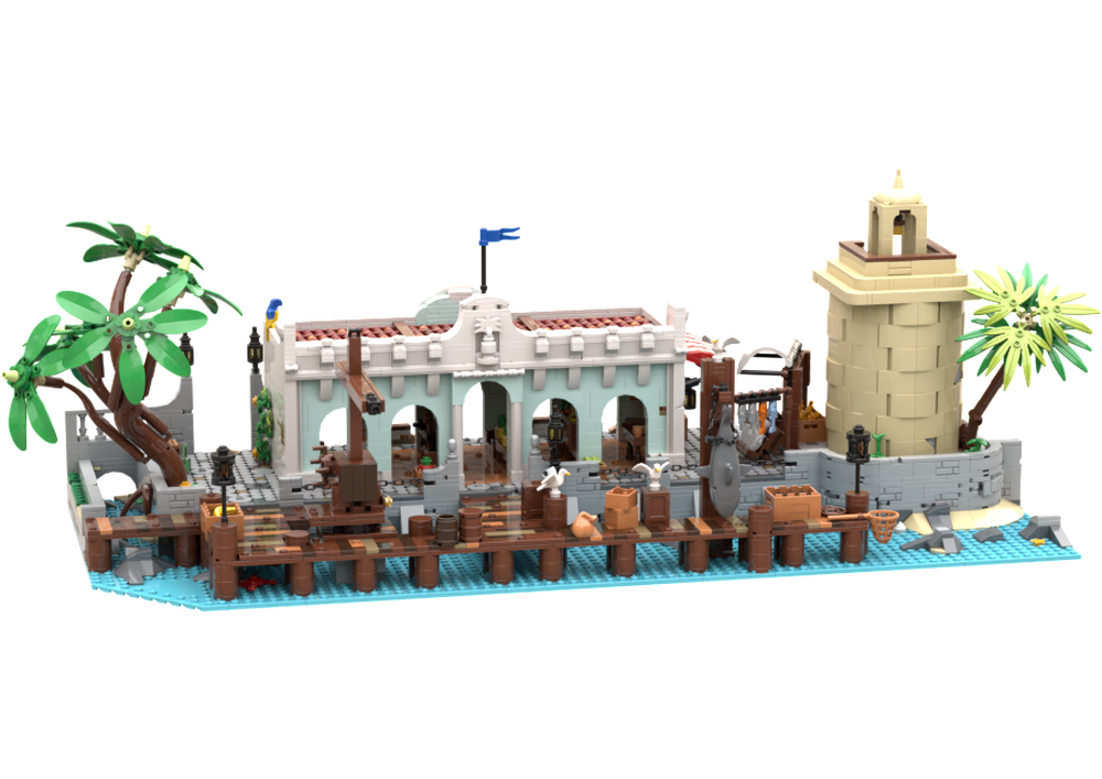 LEGO MOC Puerto Santa Maria Dockside Market by beanbeanus | Rebrickable ...