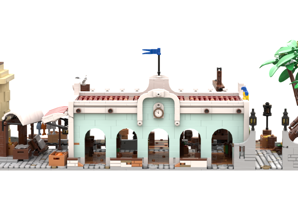 LEGO MOC Puerto Santa Maria Dockside Market by beanbeanus | Rebrickable ...