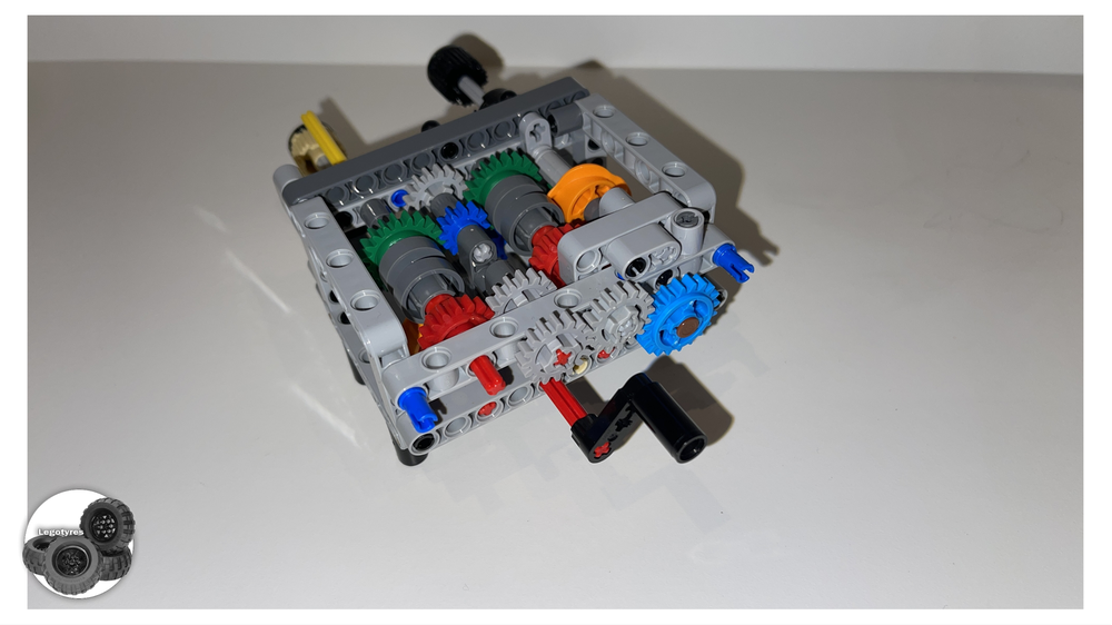 LEGO MOC Compact Lego Dual Stepper 4 Speed Sequential and R-N-D Gearbox ...