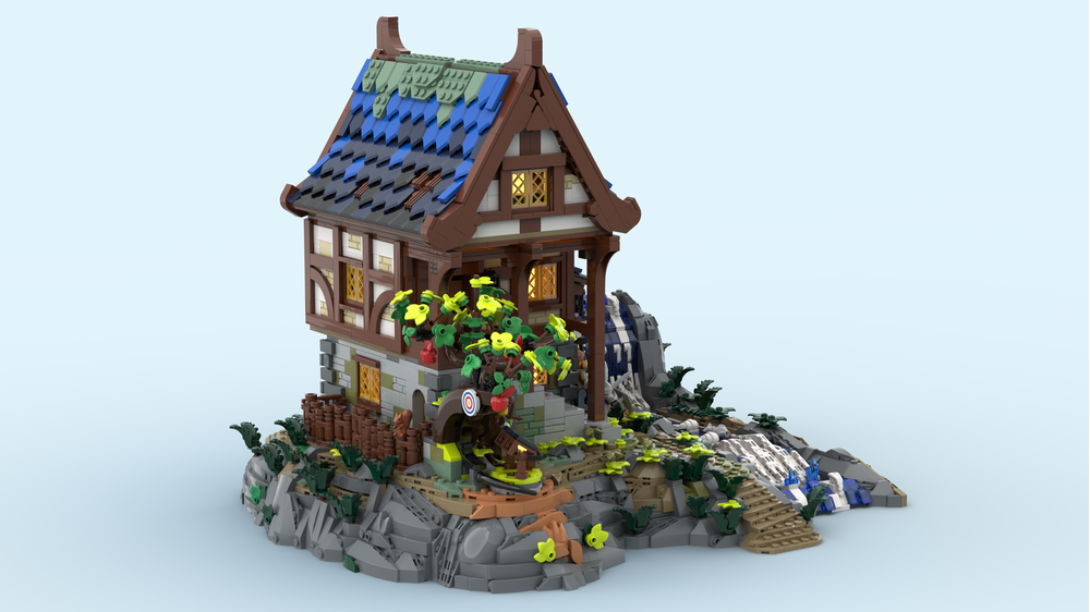 Lego Moc Medieval Blacksmith Base Upgrade By Metz Rebrickable
