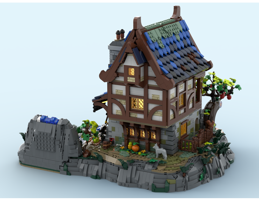 LEGO MOC Medieval Blacksmith (BASE UPGRADE) by Metz | Rebrickable ...