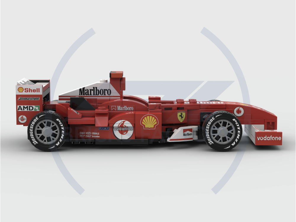 Lego Moc F1 Ferrari F2004 By Pit Lane Bricks Factory Rebrickable
