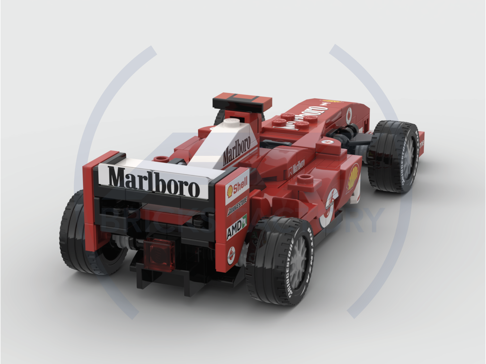 Lego Moc F1 Ferrari F2004 By Pit Lane Bricks Factory Rebrickable