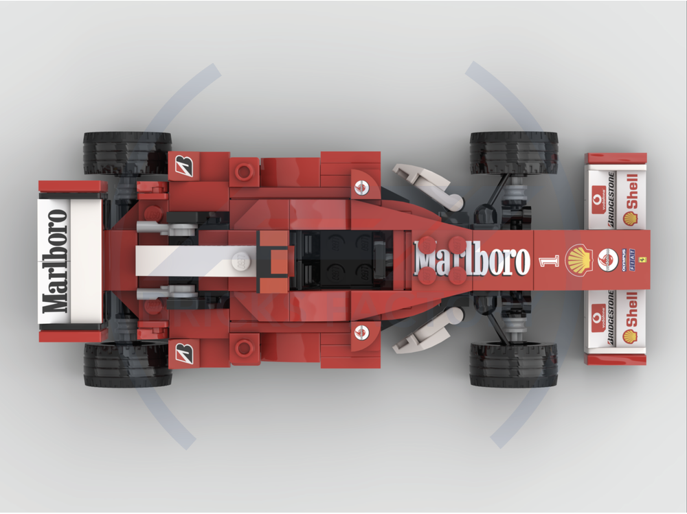 Lego Moc F1 Ferrari F2004 By Pit Lane Bricks Factory Rebrickable