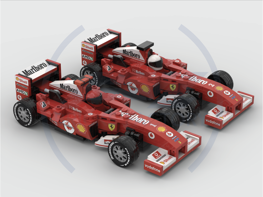Lego Moc F1 Ferrari F2004 By Pit Lane Bricks Factory Rebrickable