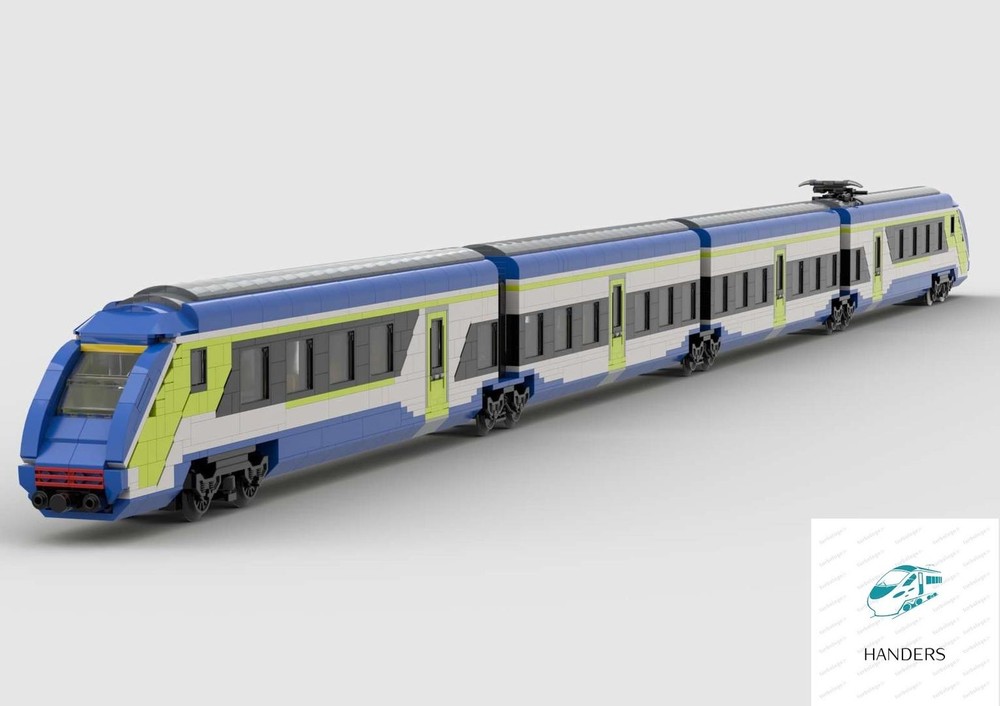LEGO MOC First Italian Hybrid PAX Train by Handers | Rebrickable ...
