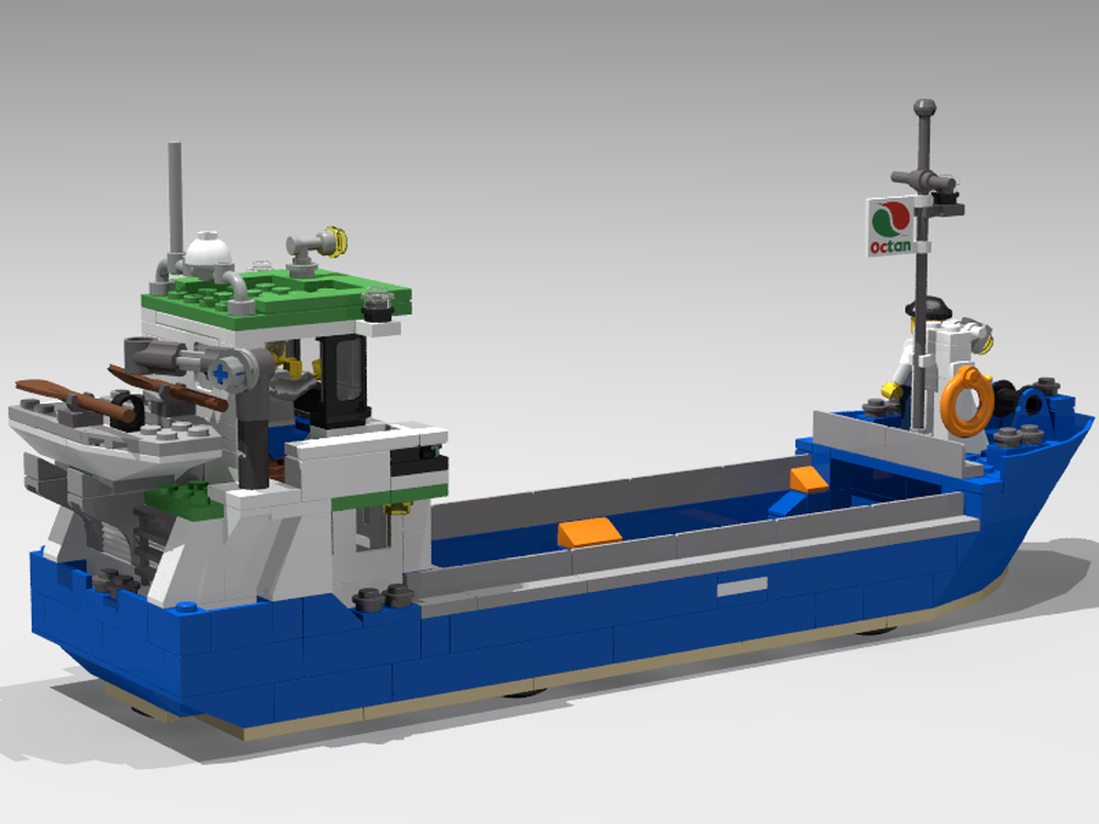 Lego Moc Cargo Ship By Faph Rebrickable Build With Lego