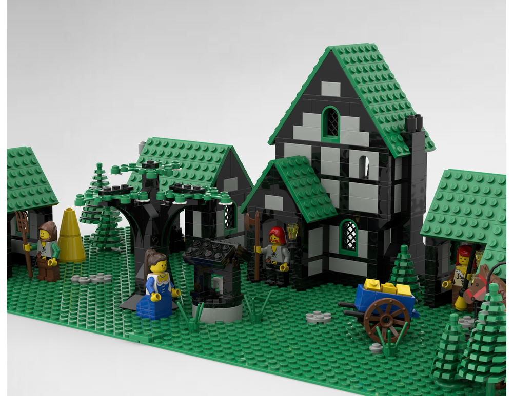 LEGO MOC Peasant Village by Tyfighter77 | Rebrickable - Build with LEGO