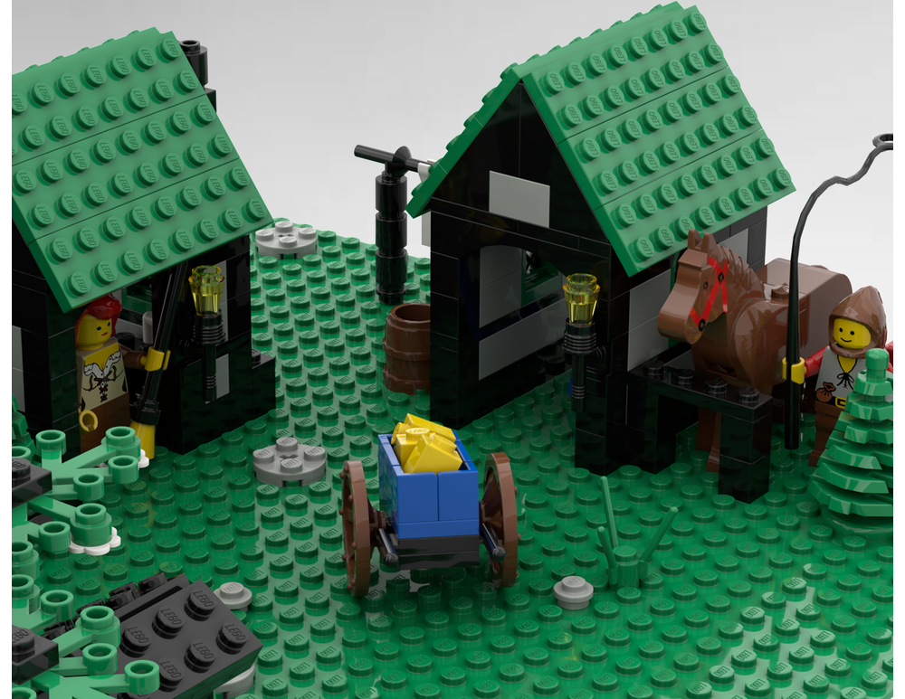 LEGO MOC Peasant Village by Tyfighter77 | Rebrickable - Build with LEGO