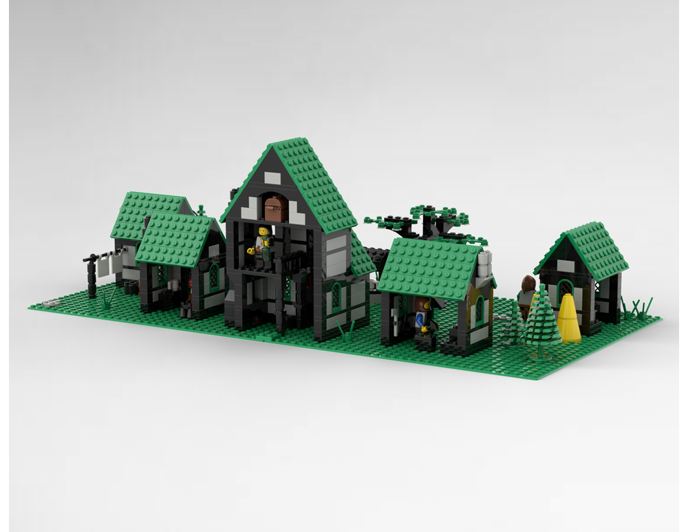 LEGO MOC Peasant Village by Tyfighter77 | Rebrickable - Build with LEGO