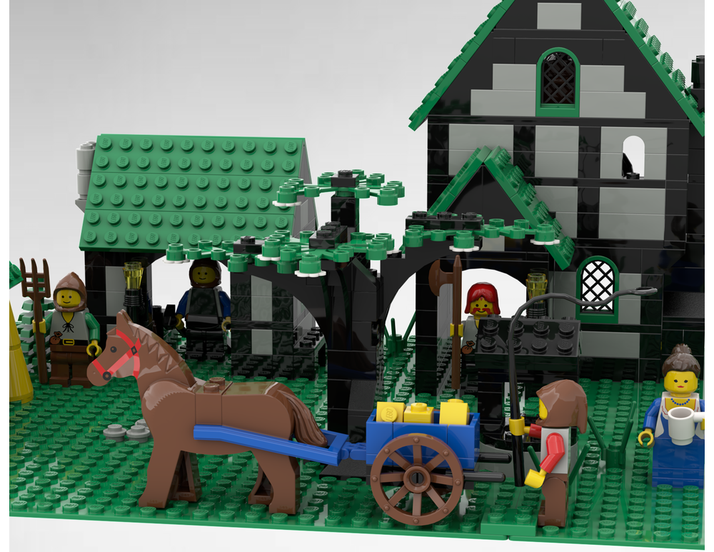 LEGO MOC Peasant Village by Tyfighter77 | Rebrickable - Build with LEGO