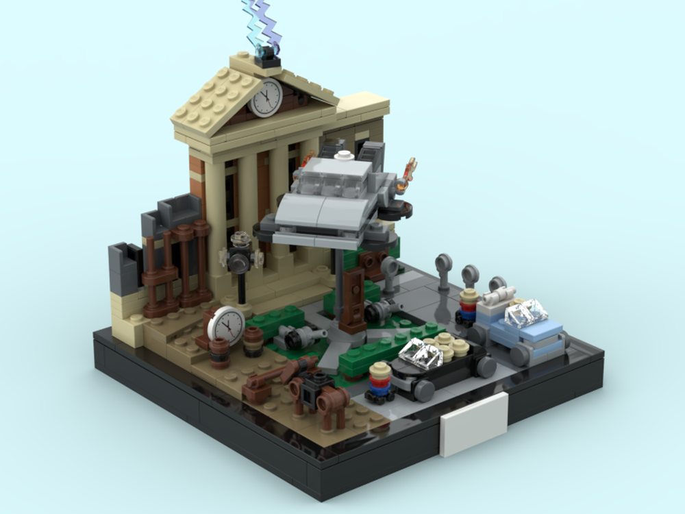 LEGO MOC Back to the Future - Hill Valley by Double_U_Bricks ...