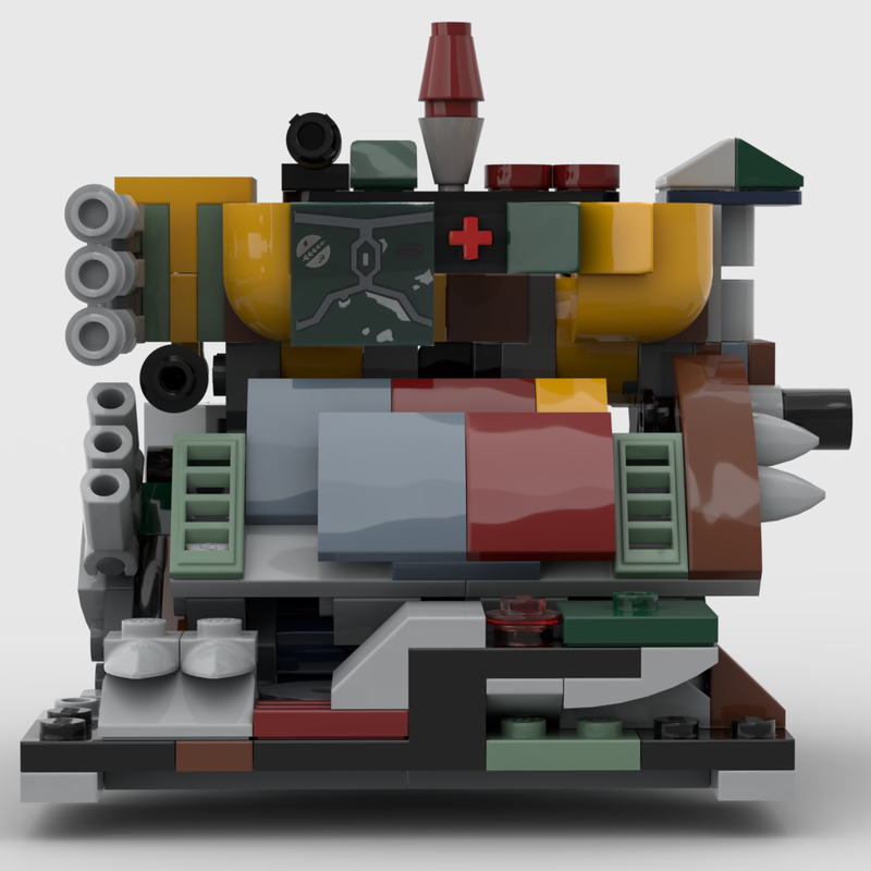 LEGO MOC Boba Fett Mech Hallway by sgtscoopy | Rebrickable - Build with ...