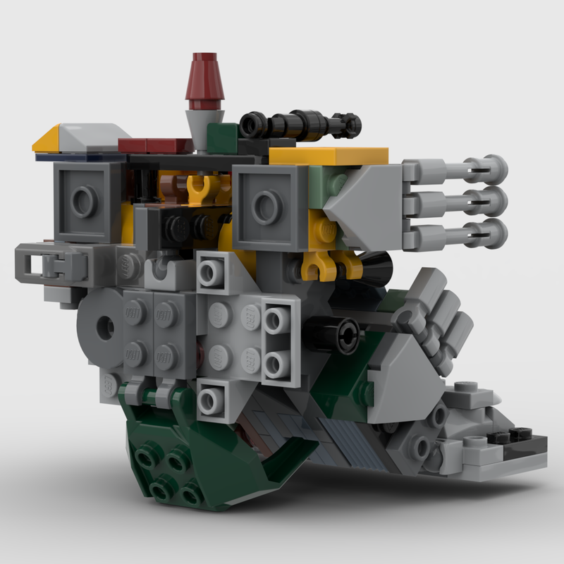 LEGO MOC Boba Fett Mech Hallway by sgtscoopy | Rebrickable - Build with ...