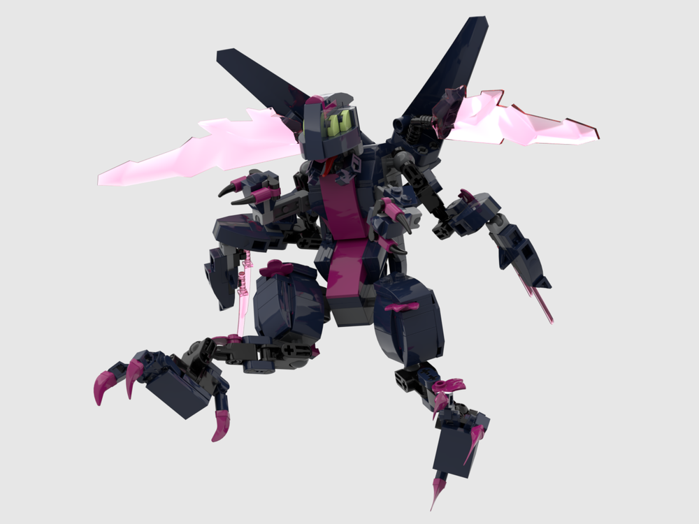 Lego Moc Buildable Beetlezoid By Sawdustmocs Rebrickable Build