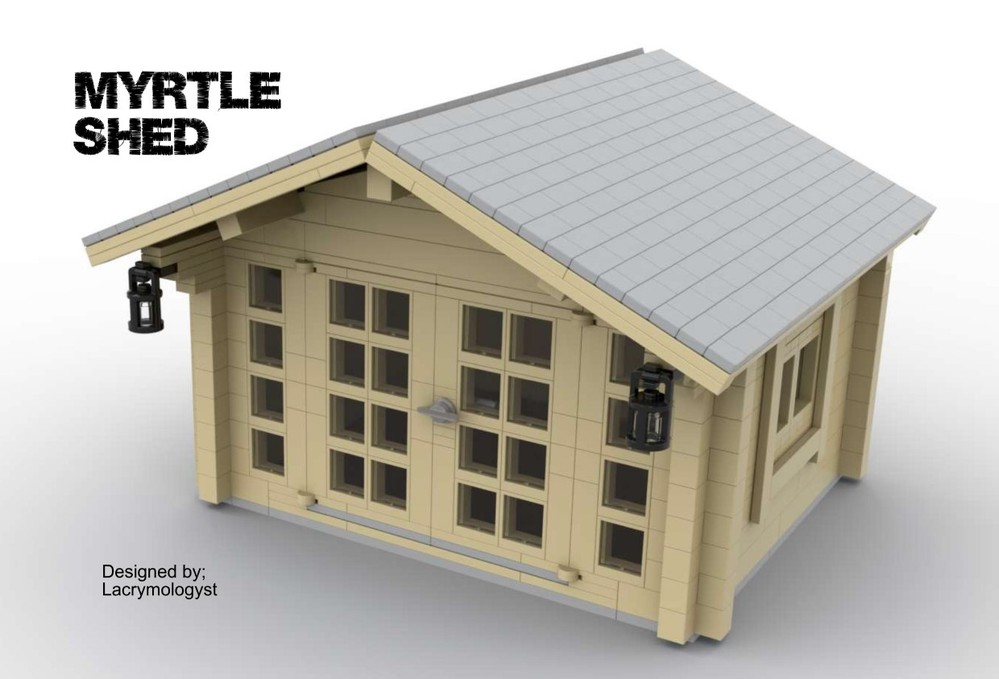LEGO MOC Myrtle Garden Shed by lacrymologyst | Rebrickable - Build with ...