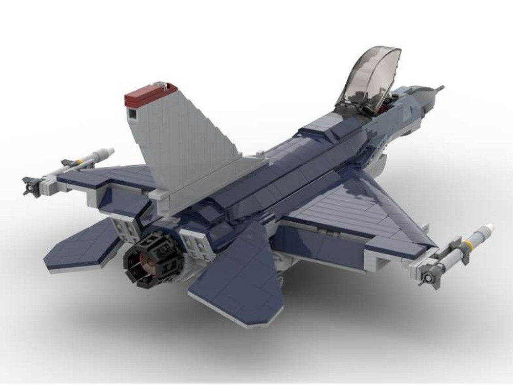 Lego Moc Lockheed Martin F 16c Fighting Falcon By Brick Industries