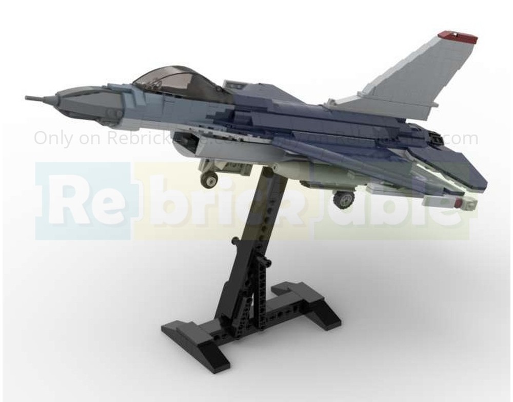 LEGO MOC-187026 Lockheed Martin F-16C Fighting Falcon by Brick ...