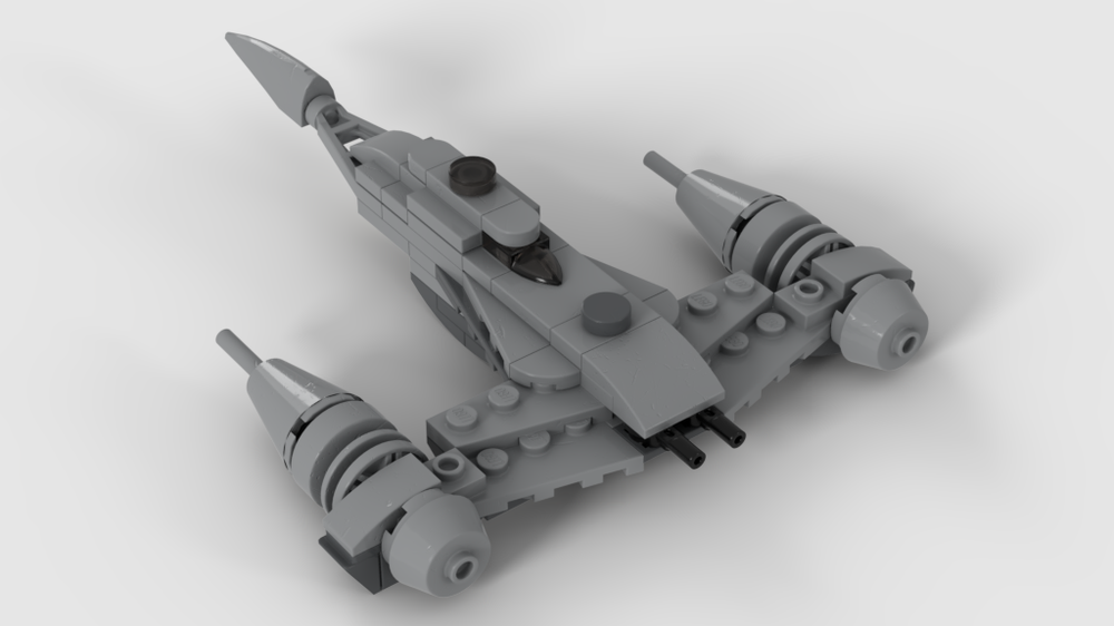 LEGO MOC mini N-1 starfighter by AbvAvrgUndrAchvr | Rebrickable - Build ...