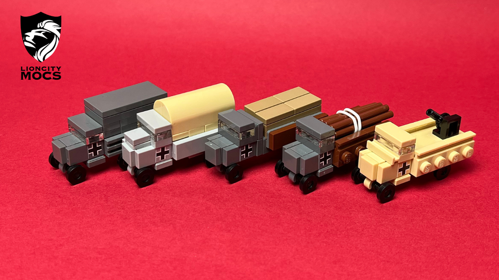 LEGO MOC Opel Blitz Variants Tutorial (1:120) by Lioncity Mocs ...