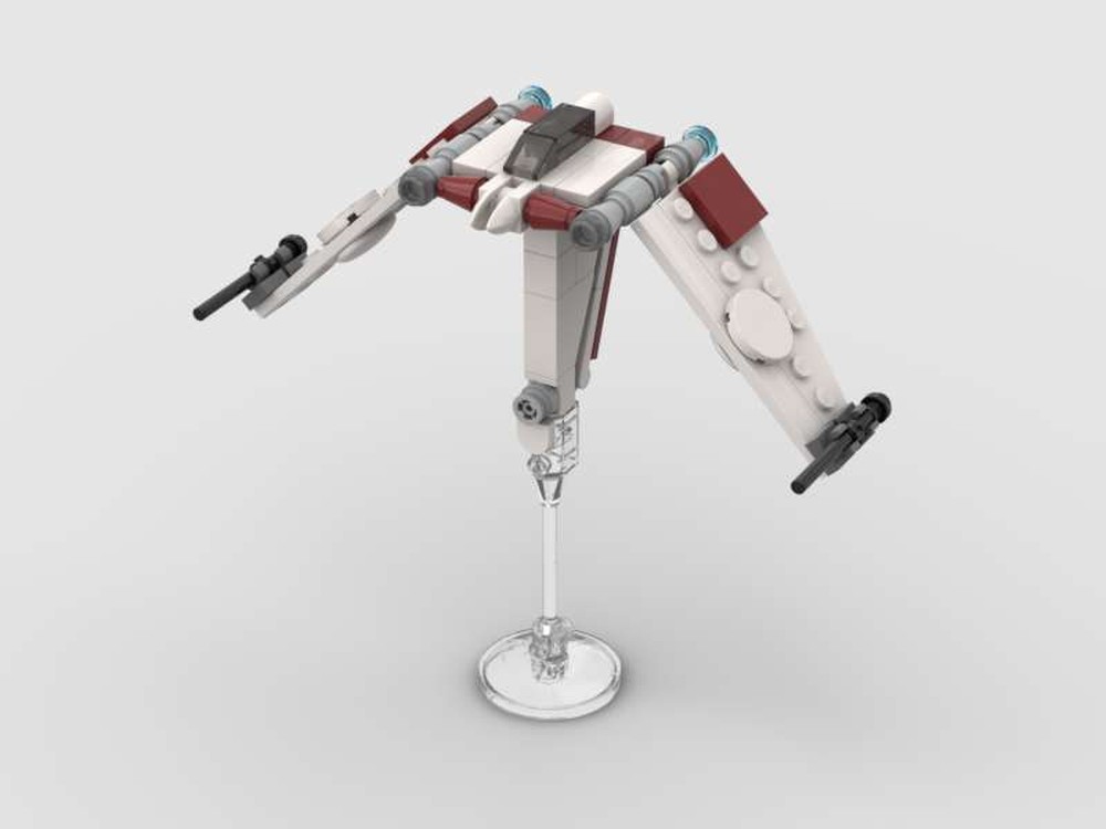LEGO MOC V-19 Torrent Starfighter 1:100 scale by Naxatect | Rebrickable ...